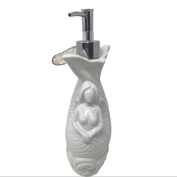 Bath | Mermaid Soap Dispenser Pump Ceramic Sea Ocean New | Poshmark